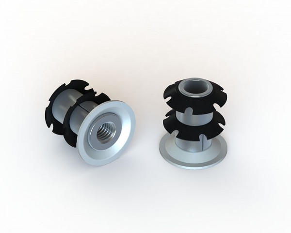 Round Crown-Nut® with collar type ITT2T