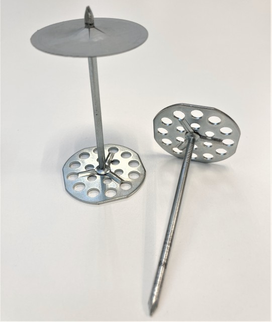 Insulation pin bonding fastener